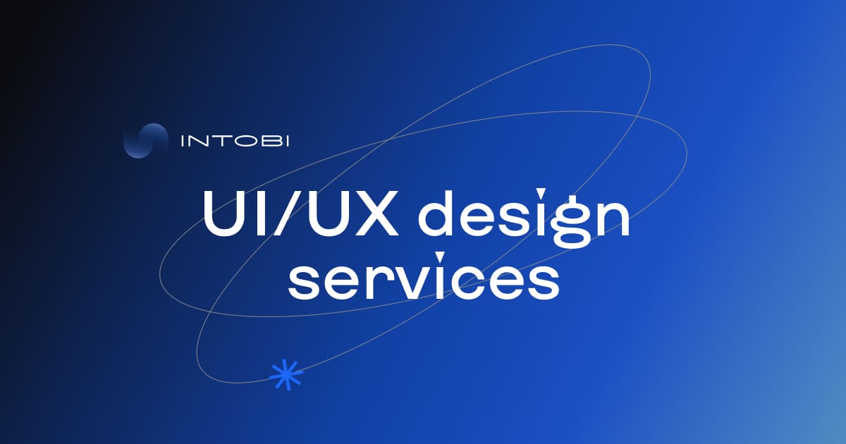 UI/UX design services - Intobi
