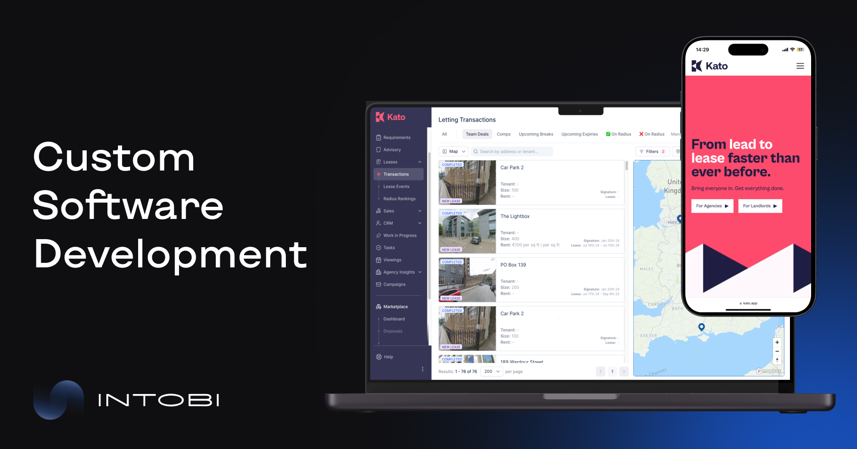 Custom Software Development Services - Intobi