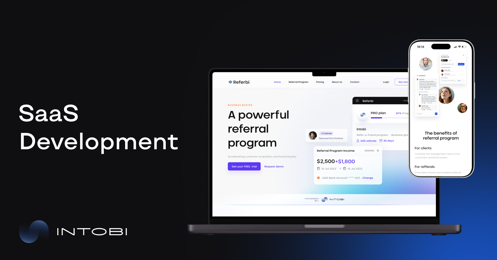 Expert SaaS Development Services - Intobi